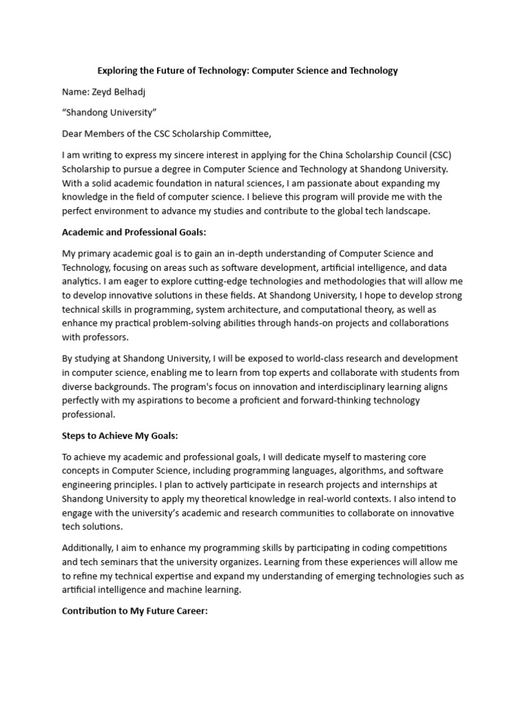 STUDY PLAN | PDF | Computer Science | Science