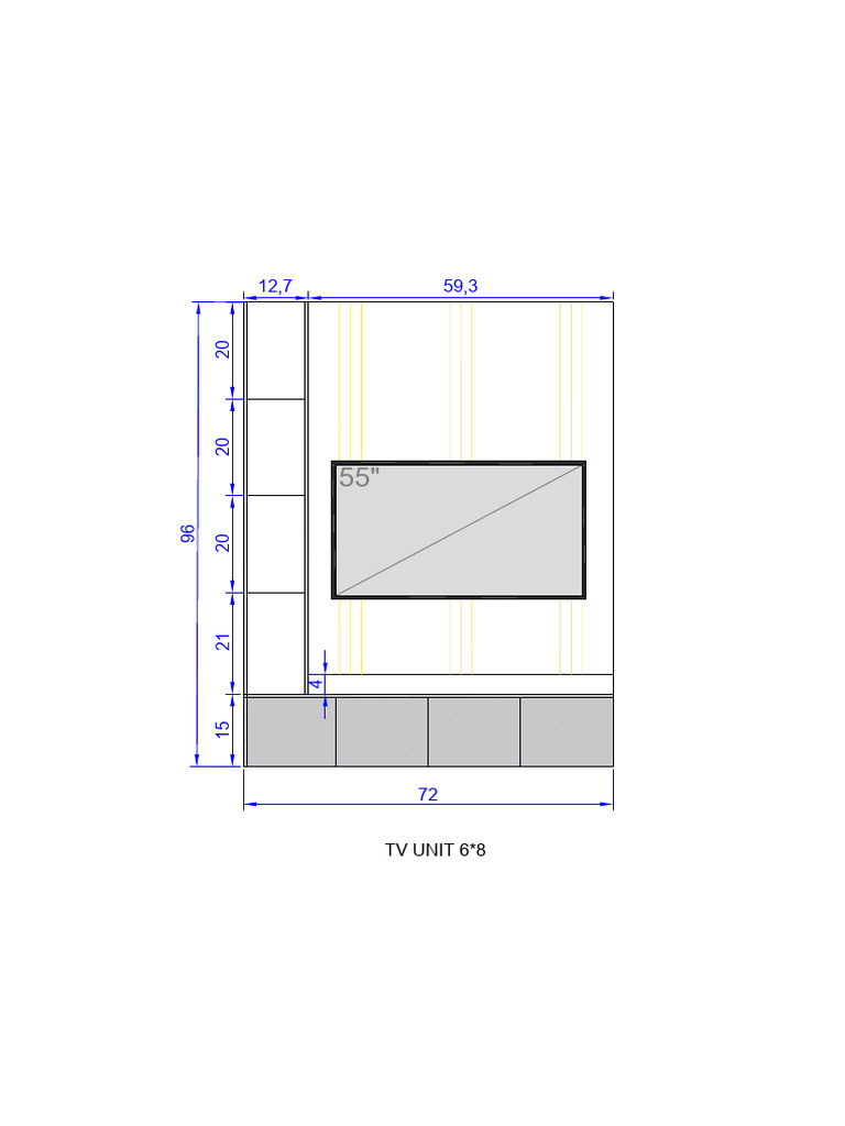 TV Unit 2D | PDF
