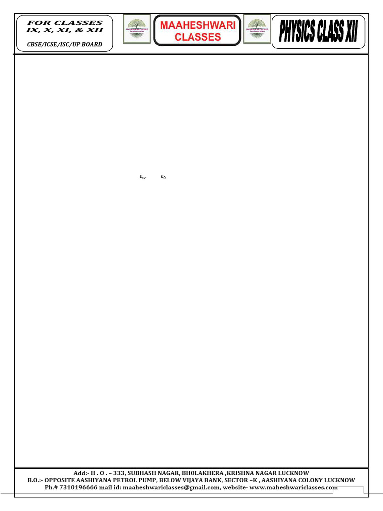 Electrostats Numericals_31284026_2024_04_17_20_30 | PDF | Capacitance | Capacitor