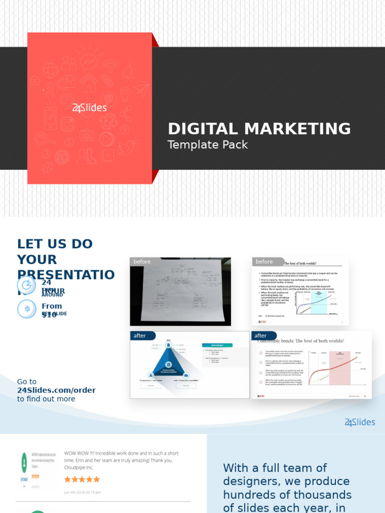 Digital Marketing Template Pack | PDF | Business | Marketing