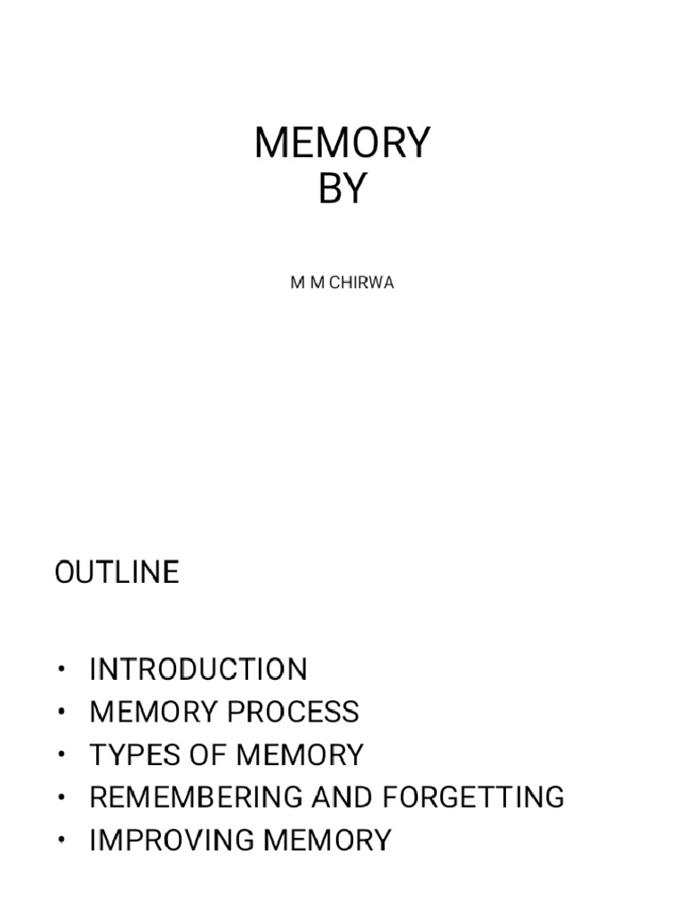 Memory Notes 2022 - Phoenix | PDF
