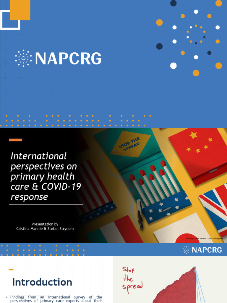 NAPCRG 2020 International Perspectives On Primary Healthcare COVID 19 ...