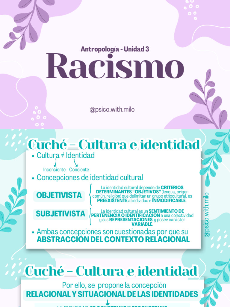 Power Unidad 3 Antro | PDF | Racismo | Discriminación y relaciones raciales
