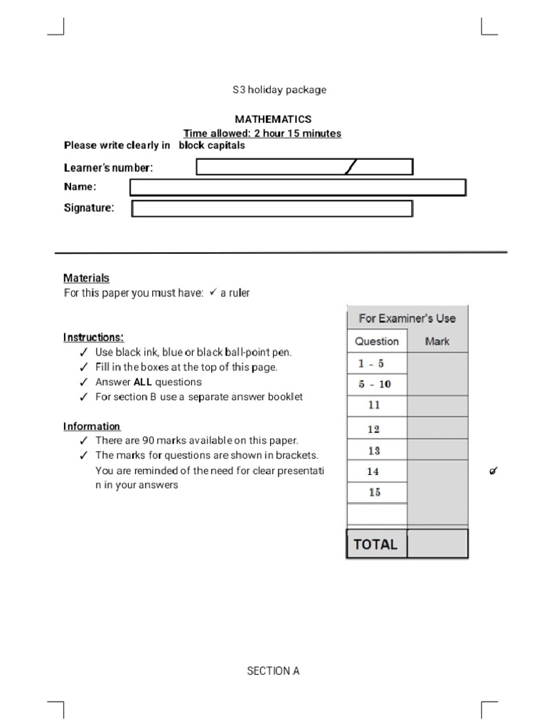 S3 MTC Pack (2) Phoenix | PDF