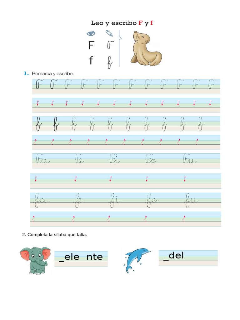 Letra F | PDF