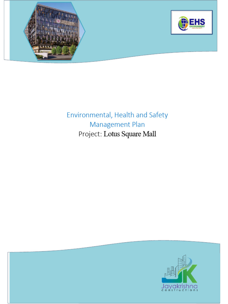 Ehs Policy Pdf Employment Occupational Safety And Health