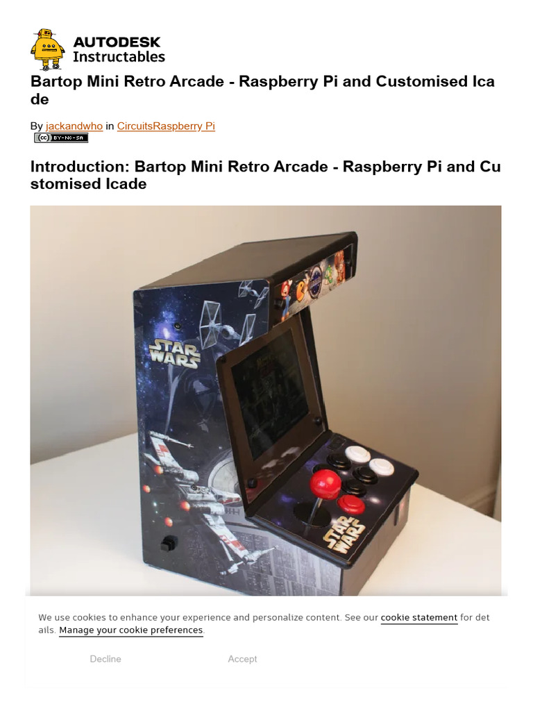 Bartop Mini Retro Arcade | PDF | Raspberry Pi | Computing