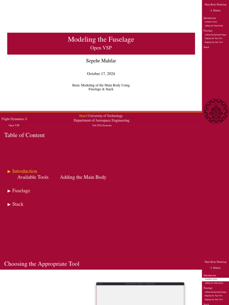 OpenVSP Fuselage | PDF