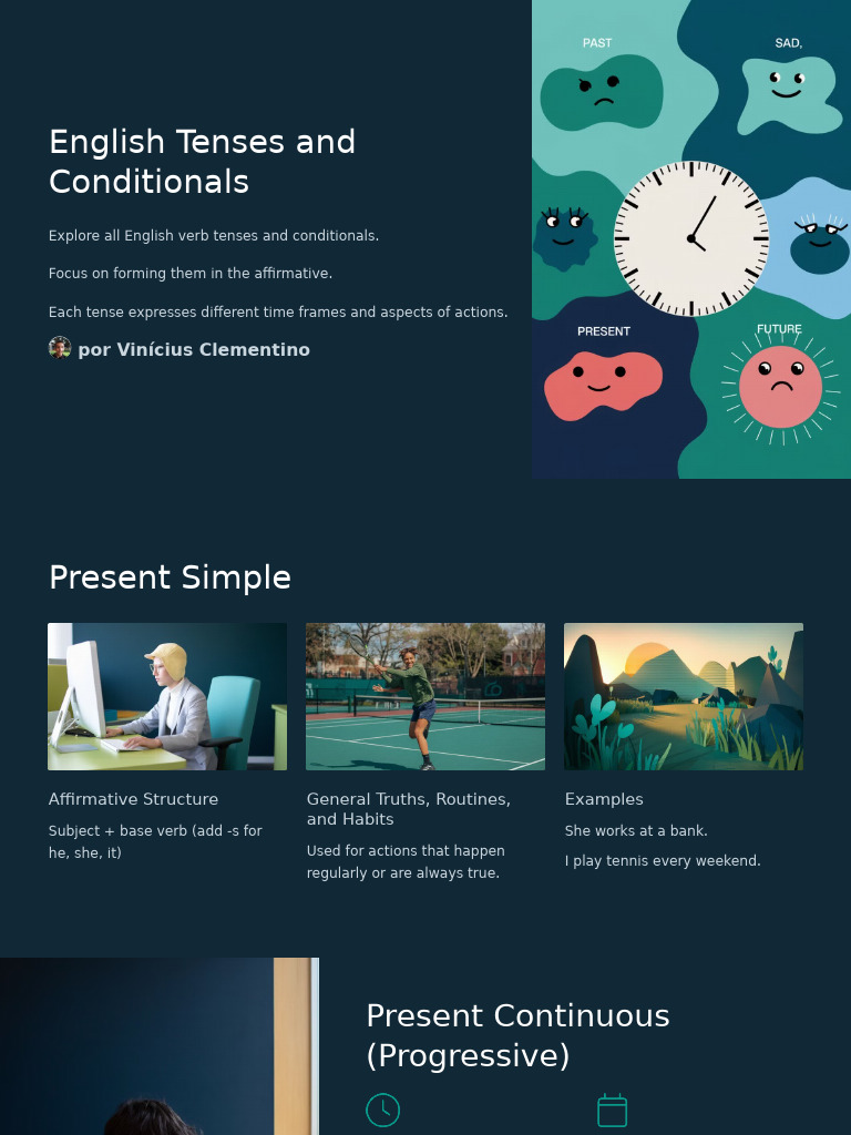 English Tenses and Conditionals | PDF | Verb | Syntax