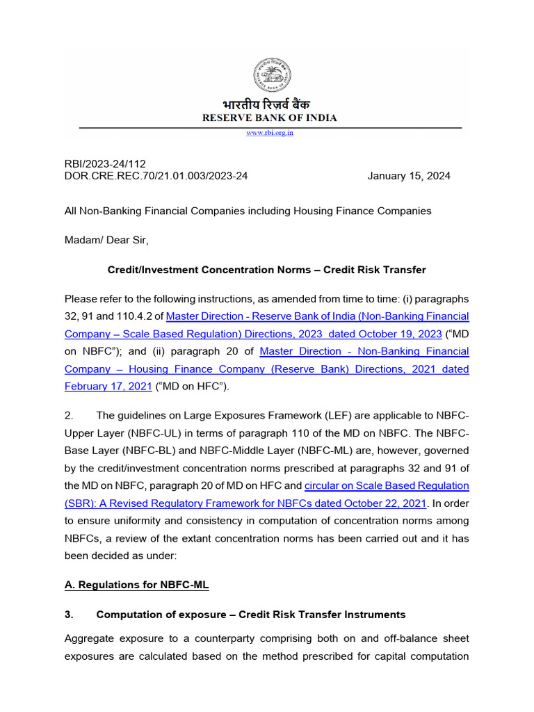 RBI Guideline | PDF | Credit Risk | Credit Default Swap