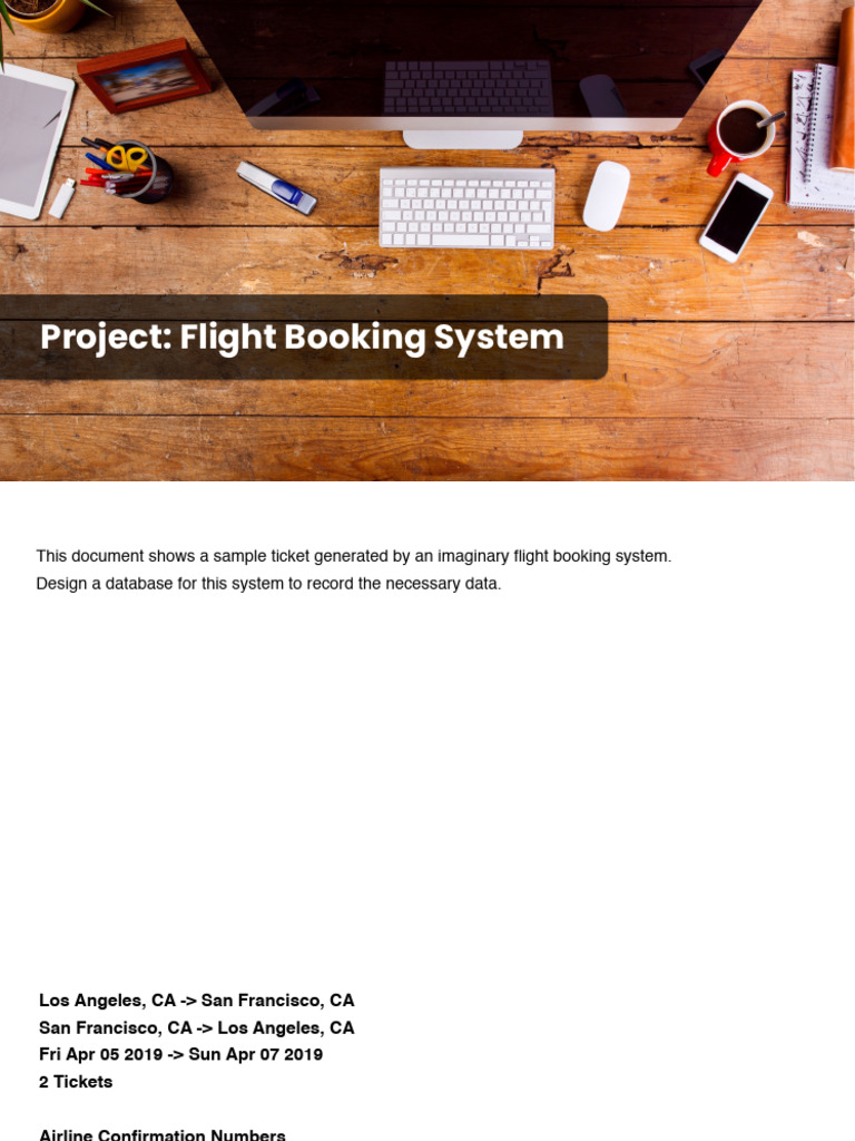 Flight Booking System | PDF