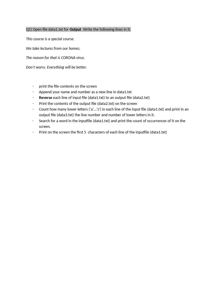 Cs111 Assignment2 Files | PDF