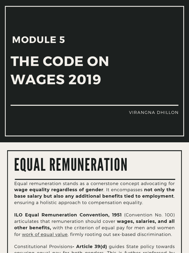 Labour Law 1- Module 5 | PDF | Cost Of Living | Employment