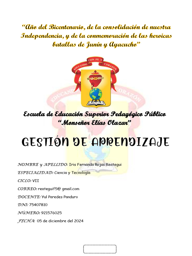 Trabajo Semana 12 - Iris Rojas | PDF