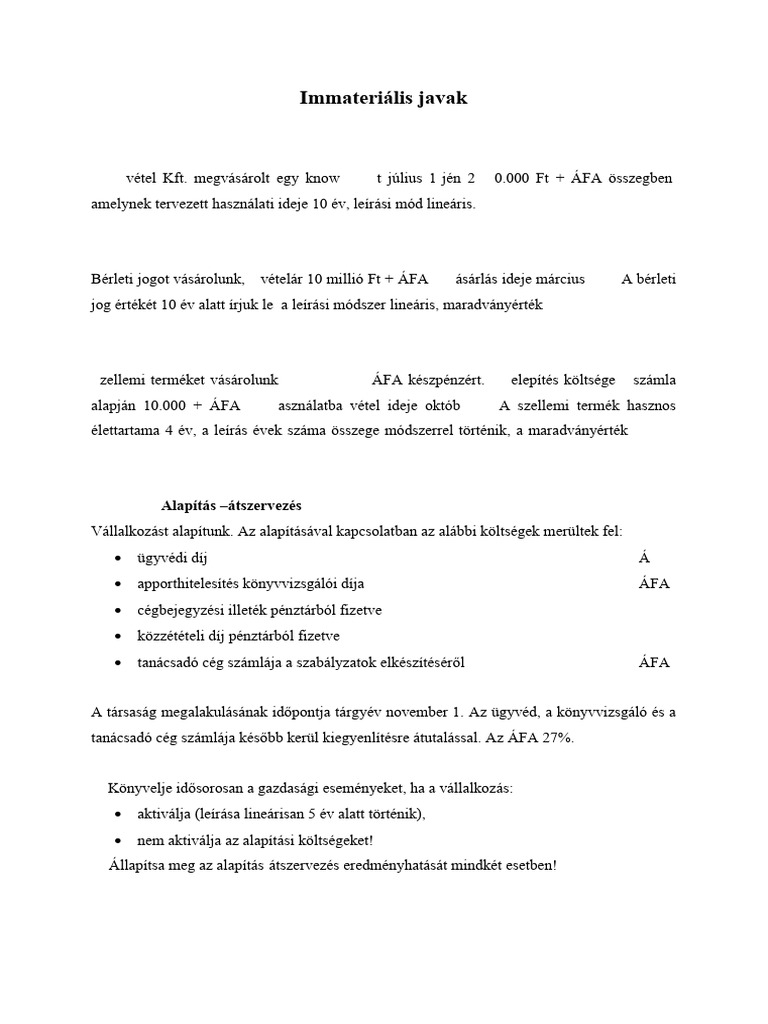 Immateriális Javak | PDF