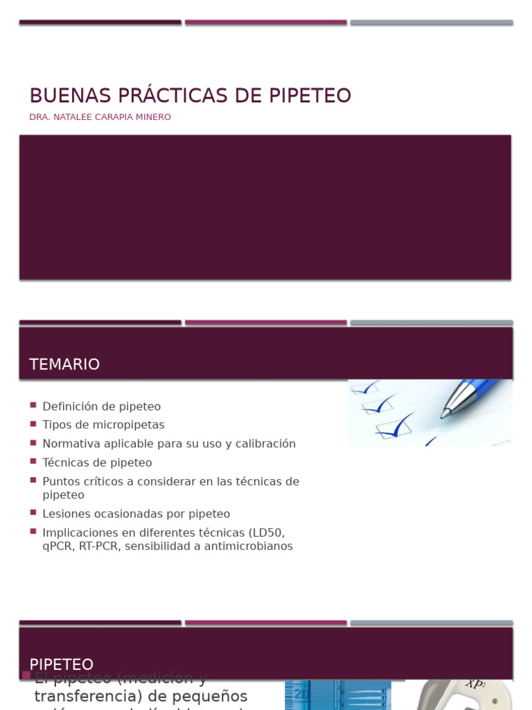 Buenas Prácticas en Pipeteo Lab | PDF | Volumen | Metrología