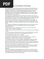 Father's of Nation Essays Questions and Answers PDF | PDF | Zimbabwe