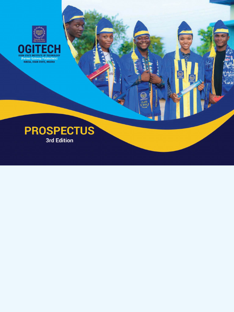 OGITECH Undergraduate Prospectus 2024 Edition E | PDF | Accounting ...