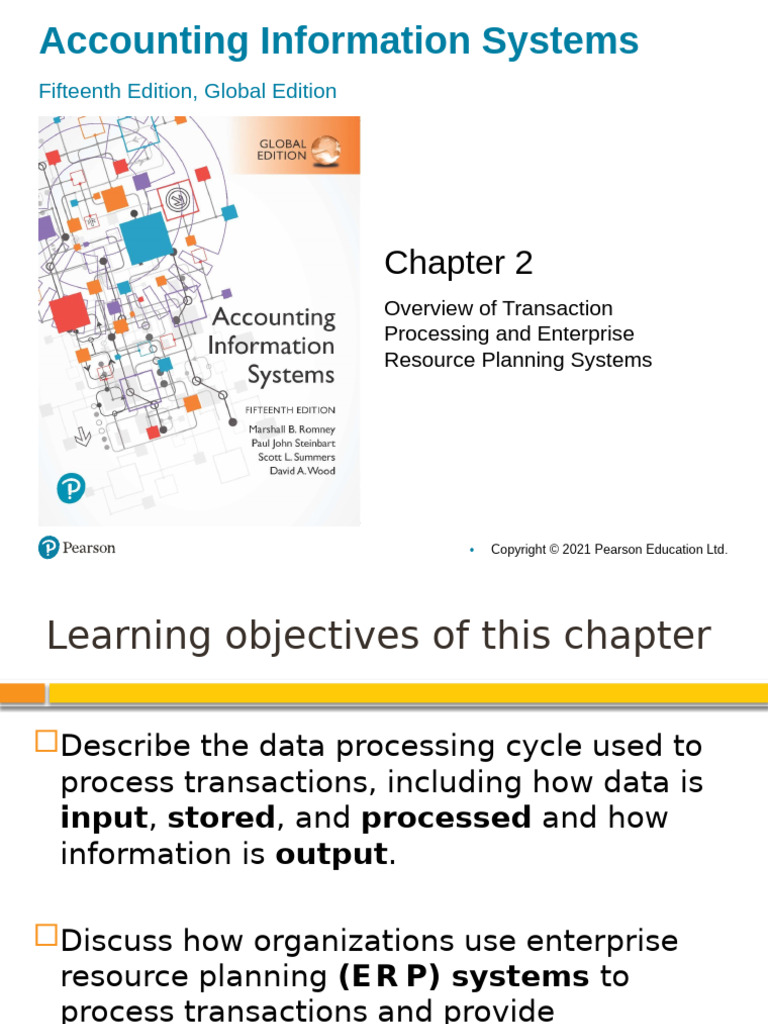 CH 2 Overview Oftransation Processing ERP - s2 | PDF | Enterprise Resource Planning | Inventory