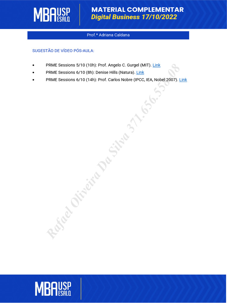 Material Complementar Pos-Aula 17102022pdf Portugues | PDF