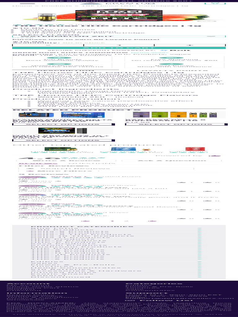 TRĒ House HHC Cartridges 1g Delta 8 Resellers | PDF | Cannabis