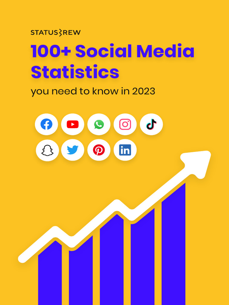 Social Media Statistics 2023 | PDF | Popular Culture & Media Studies | Social Media