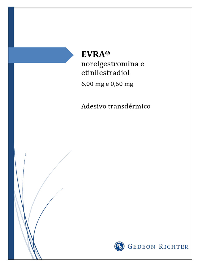 Bula Evra Paciente Consulta Remedios | PDF | Hipertensão ...
