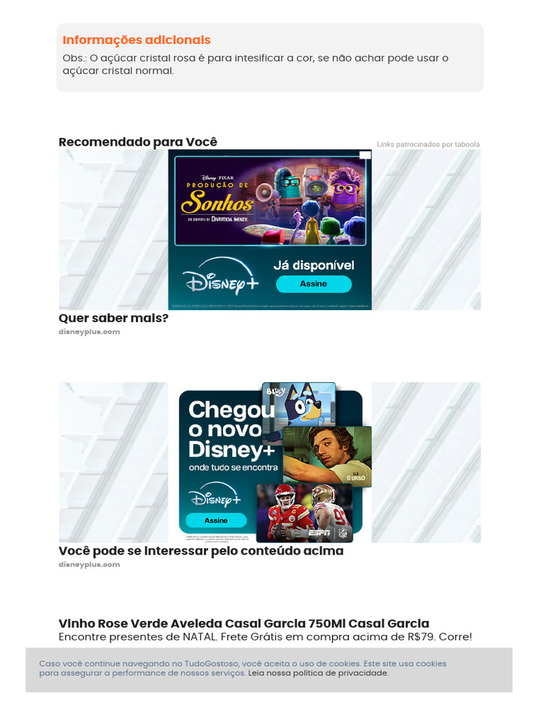 Receita de Pipoca Doce Com Groselha, Enviada Por Drea de Lima ...