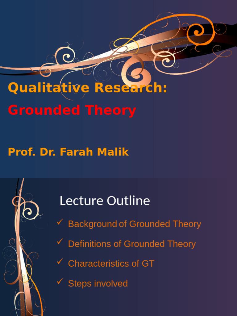 1 Intro Grounded Theory | PDF | Theory | Qualitative Research