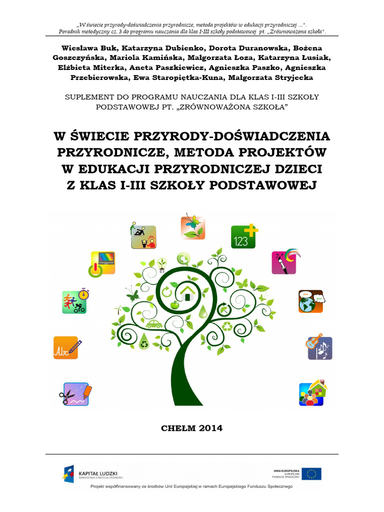 Metoda Projektów W Edu Przyr | PDF