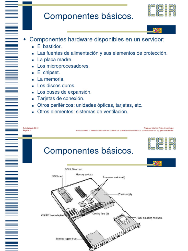 elementos_hardware_de_los_sistemas_medios-SERVIDORES | PDF | Hardware de la computadora ...