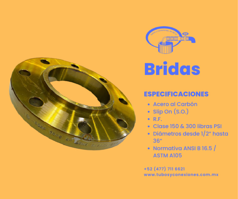 Bridas de Acero al Carbón ANSI B16.5 | PDF