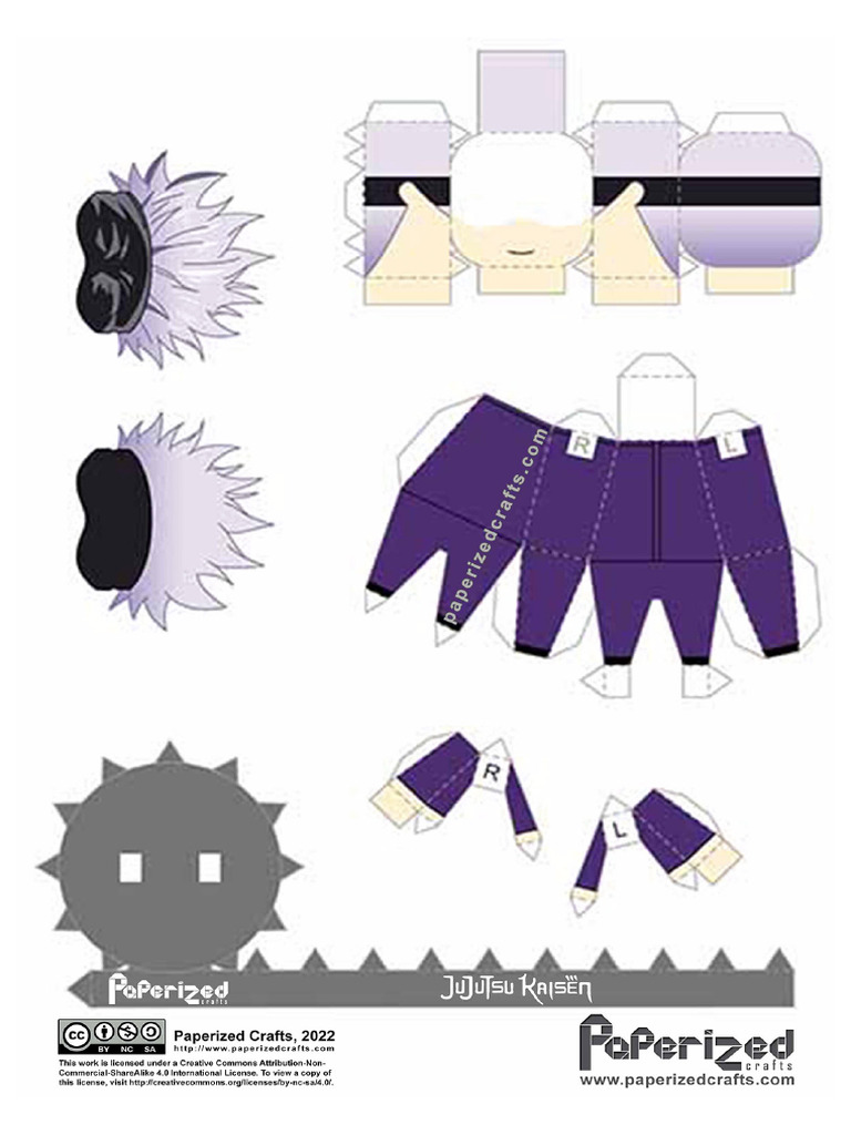 Jujutsu Kaisen - Satoru Gojo Paperized | PDF