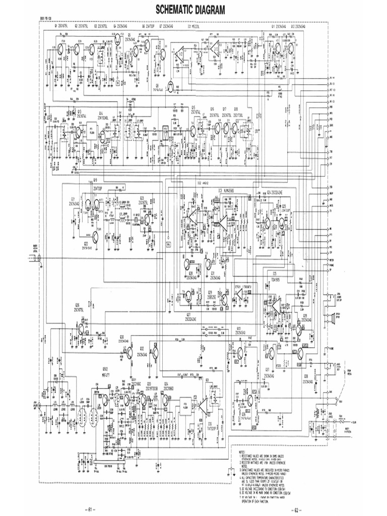 Realistic HTX 100 SM pg61 62 Main SCH | PDF