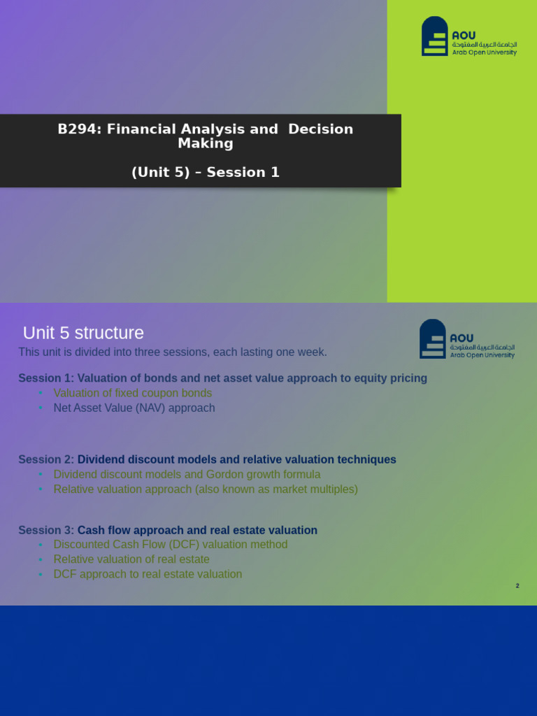 Unit 5 -Session 1 | PDF | Bonds (Finance) | Equity (Finance)