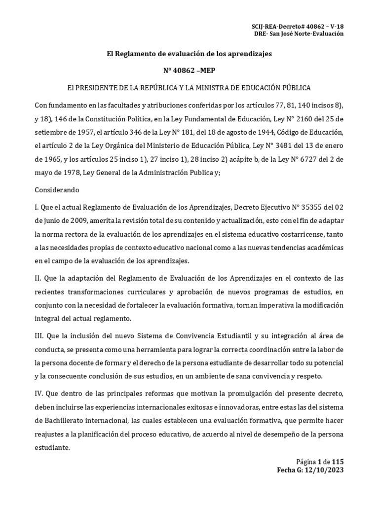 REA-40862-V.18-2023[12458] | PDF | Evaluación | Escuelas