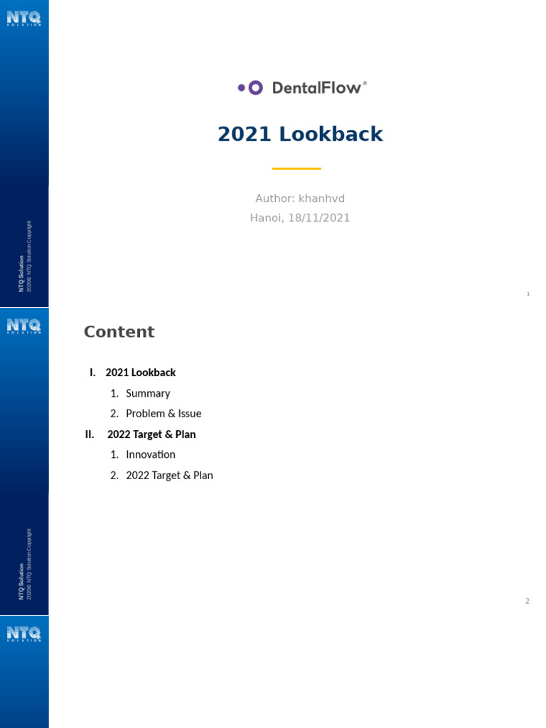 Dentalflow 2021 Lookback | PDF