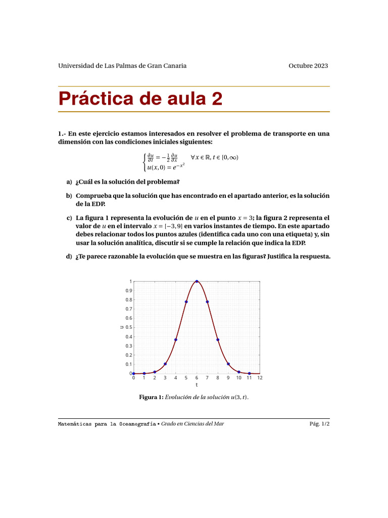 Enunciado Practica 2 | PDF | Matemáticas