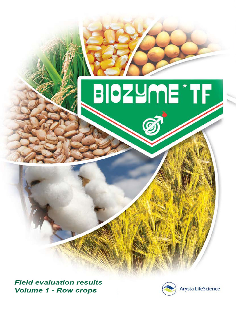 Biozyme TF Cotton Field Evaluation Results | PDF | Rice | Sowing