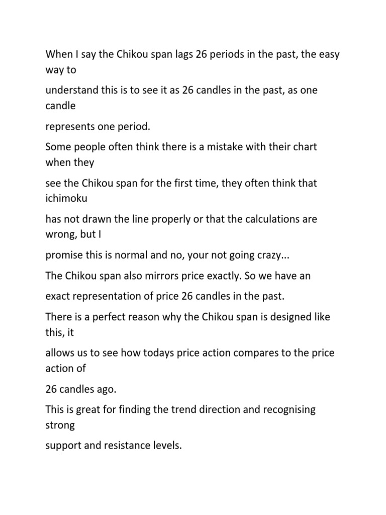 Understanding Chikou Span in Ichimoku | PDF | Financial Markets ...