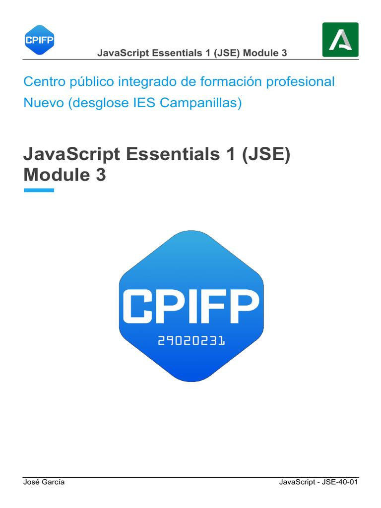 JavaScript Essentials: Module 3 Overview | PDF | Boolean Data Type | Computing