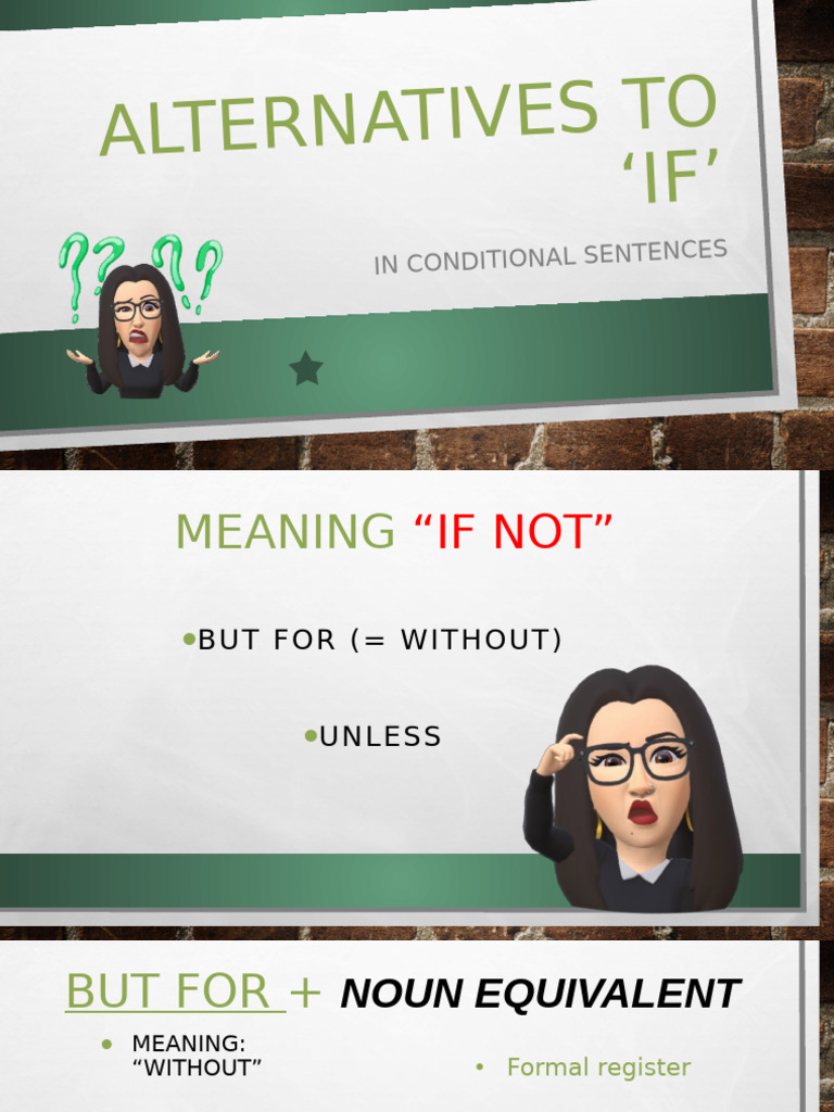 ALTERNATIVES TO ‘IF’ | PDF | Language Families | Linguistic Typology