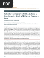 PSQ-18 Patient Satisfaction Questionnaire | PDF | Health Care ...