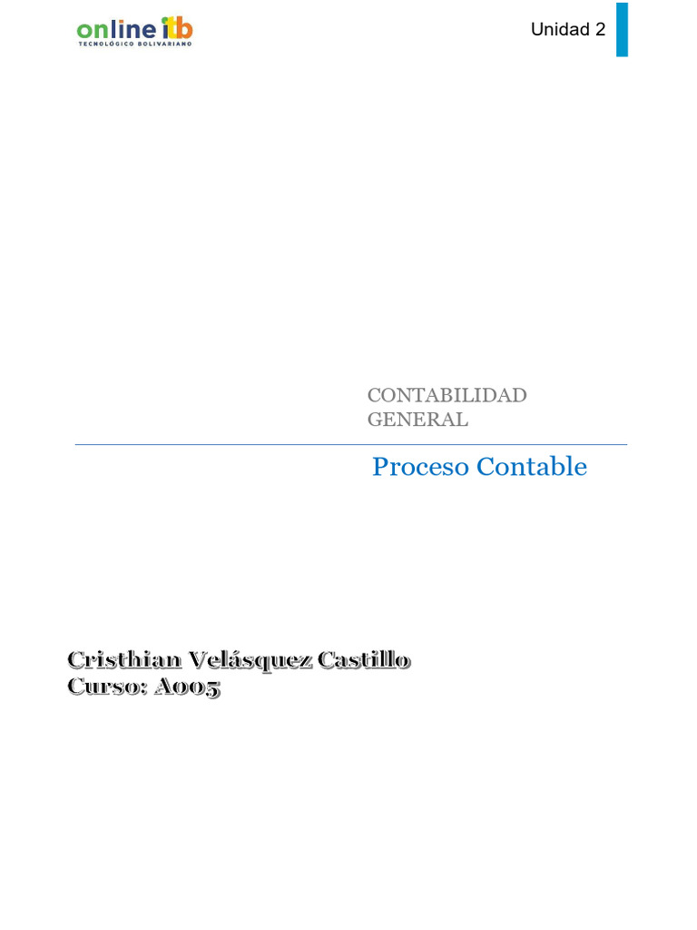 Proceso Contable | PDF