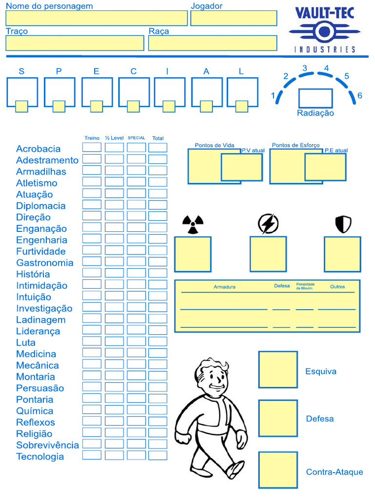 Ficha Fallout 2.0 | PDF