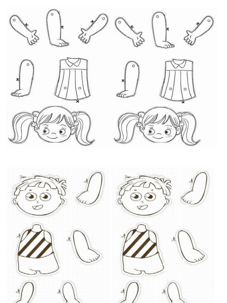 Atividade esquema corporal | PDF