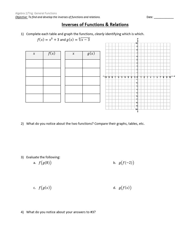 Inverse Functions Part 1 2024 | PDF | Function (Mathematics) | Mathematical Analysis