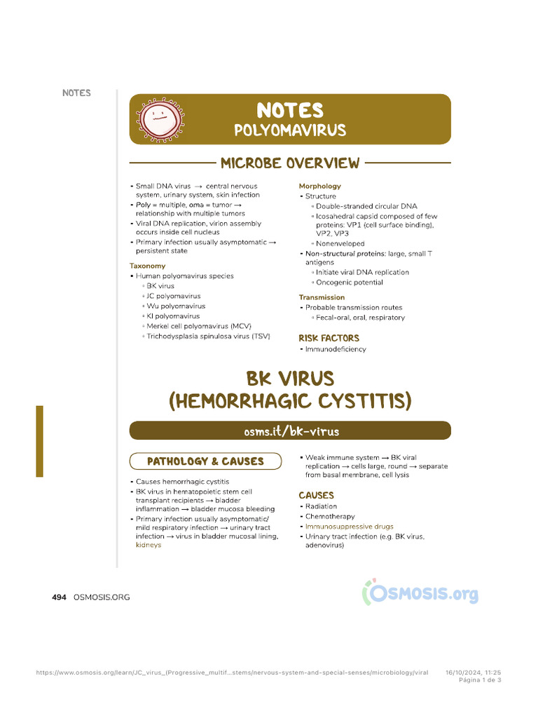 JC Virus (Progressive Multifocal Leukoencephalopathy) - Video, Causes ...
