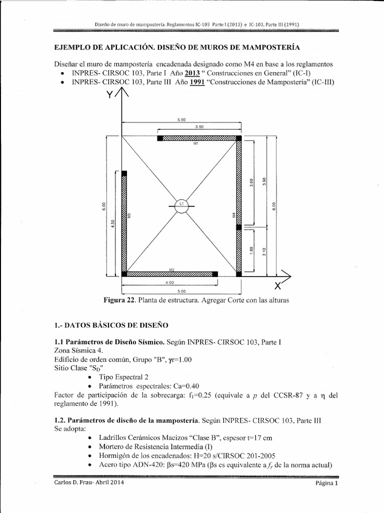 IC-103 - III - 1991-Muros de Mampostería | PDF