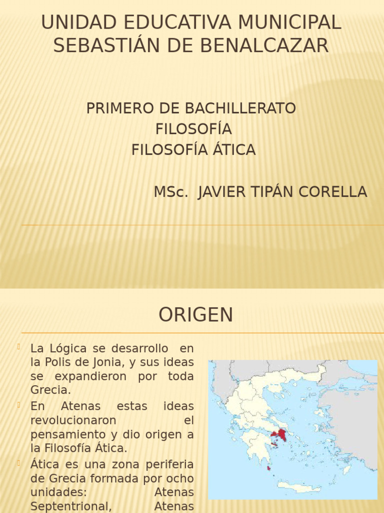 Filosofía Ática: Orígenes y Pensadores | PDF | Sócrates | Platón